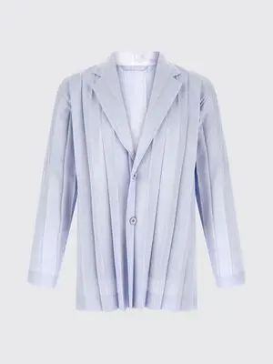 Issey Miyake Single-breasted Polyester Blazer - Blue