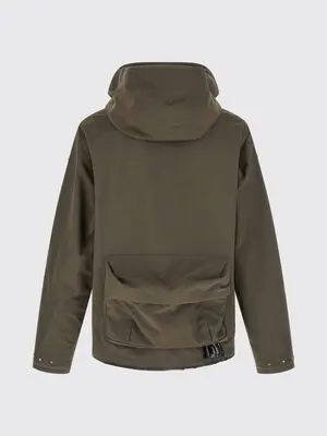Undercover Relaxed Fit Short Nylon Parka With Hood And Patch Pockets