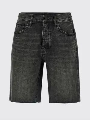 PURPLE BRAND Cotton Denim 5-pocket Knee-length Shorts
