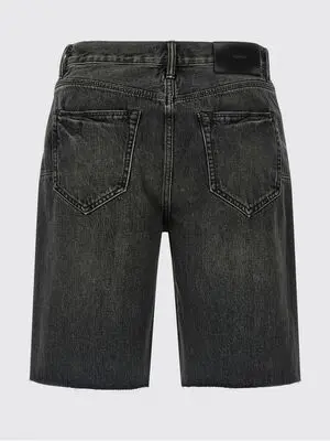 PURPLE BRAND Cotton Denim 5-pocket Knee-length Shorts