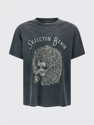 GALLERY DEPT. Relaxed Fit Graphic Print Cotton T-shirt - Black