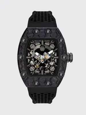 Philipp Plein Crypto King Noire Carbon Gladiator Watch - Black