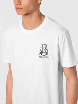 BILLIONAIRE Cotton T-shirt With Logo - White
