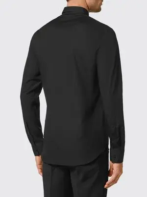 Philipp Plein Cotton Poplin Shirt - Black