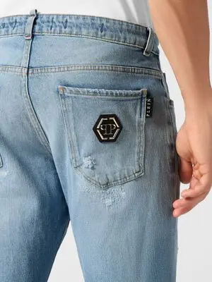 Philipp Plein Distressed Jeans