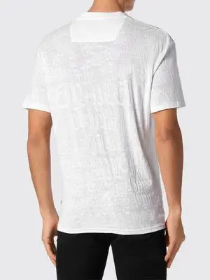 Philipp Plein Cotton T-shirt With Pp Monogram - White