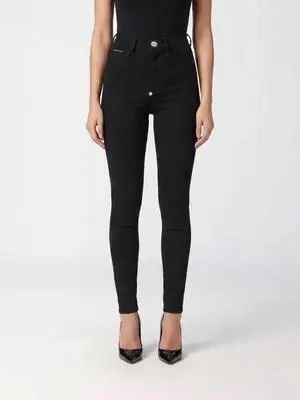 Philipp Plein Denim Skinny Fit Jeans - Black