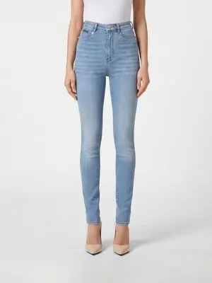 Philipp Plein Skinny Fit Jeans - Turquoise
