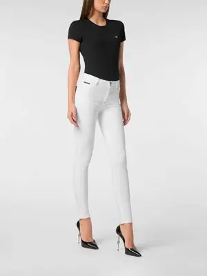 Philipp Plein Skinny Jeans - White