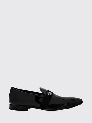 Philipp Plein Patent Leather Loafer With Hexagon Detail