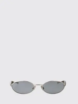 Bottega Veneta Oval Sunglasses - Silver