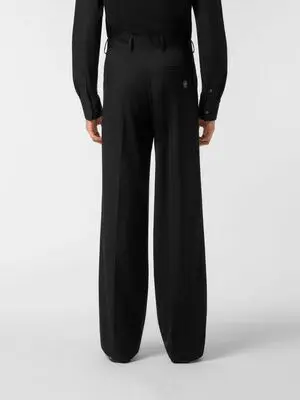Philipp Plein Tailored Twill Trousers - Black