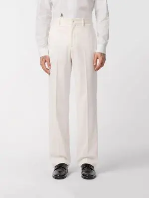 Philipp Plein Tailored Twill Trousers - White