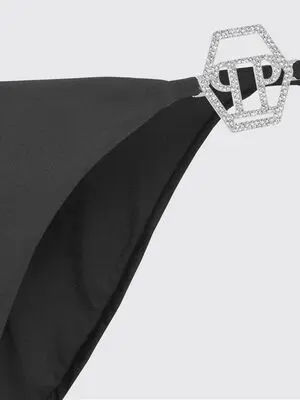 Philipp Plein Embellished Bikini Briefs - Black