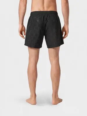 Philipp Plein Embellished Swim Trunks - Black
