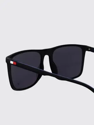 Tommy Hilfiger Acetate Rectangular Sunglasses - Black