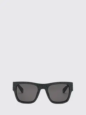 Philipp Plein Rhinestone Acetate Rectangle Sunglasses