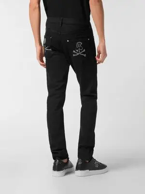 Philipp Plein Slim Fit Jeans - Black