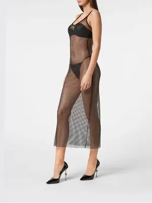 Philipp Plein Embellished Maxi Dress