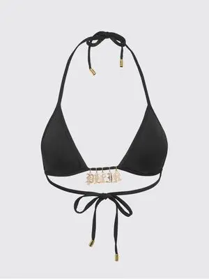 Philipp Plein Embellished Logo Bikini Top