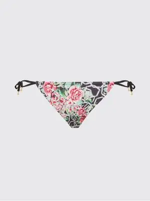 Philipp Plein Floral & Monogram Print Bikini Briefs - Multicolor