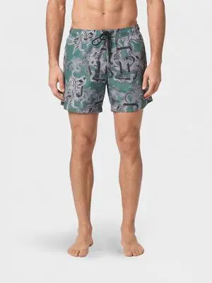 Philipp Plein Philipp Plein Printed Swim Trunks Green