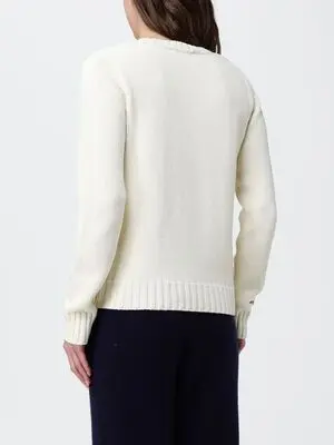 SPORTY & RICH Crew Neck Embroidered Sweater