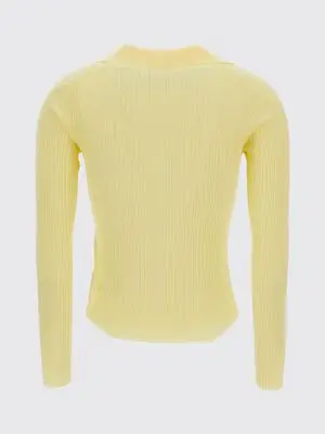 Maison Kitsuné Cotton And Viscose Cardigan - Yellow