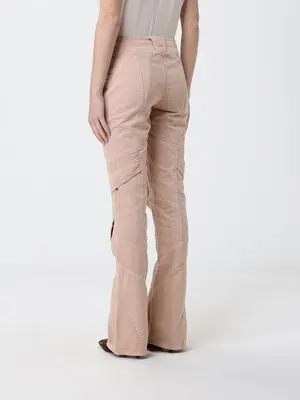 Blumarine Slim Fit Cotton Trousers - Beige