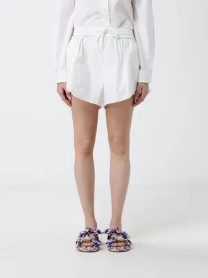 Zimmermann Embroidered Scalloped Hem Shorts - Ivory