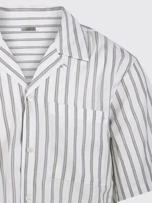 DUNST Striped Casual Cotton Blend Shirt