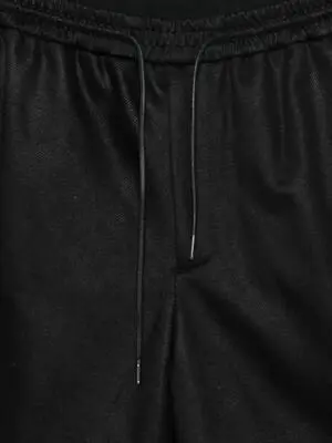 JUUN.J Layered Drawstring Shorts - Black