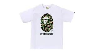 A BATHING APE Abc Camo By Bathing Ape Tee Shirt (ss26) White/green