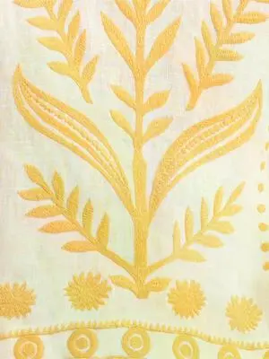 ERES Pulpeux Embroidered Linen Top