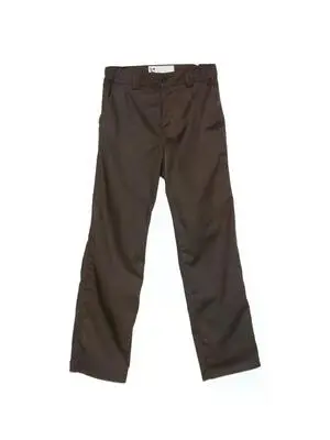 GR10K Replicated Straight-leg Trousers - Brown