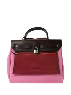 Hermès Pm Herbag Canvas Tote Bag