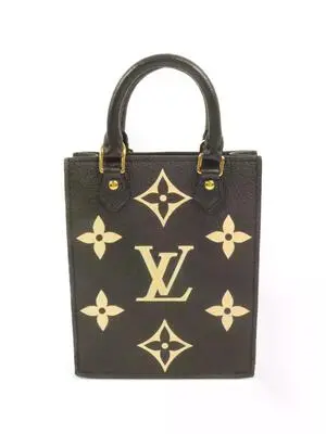 LOUIS VUITTON Petit Sac Plat Monogram Mini Tote Bag