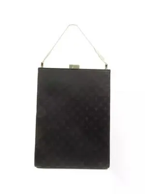 LOUIS VUITTON Ange Monogram Clutch Bag - Black
