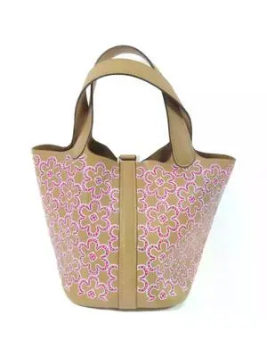 Hermès Micro Picotin Daisy Tote Bag