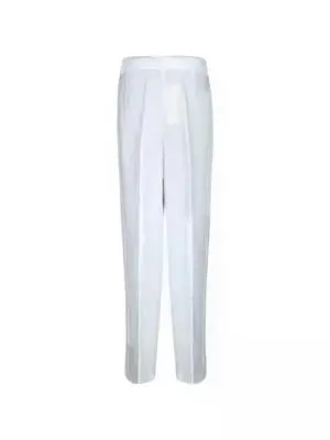 120% Lino Sequin-embellished Tailored Trousers