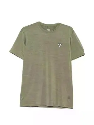 VISSLA Twisted Logo-print T-shirt - Green