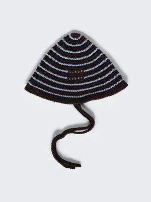 Miu Miu Miu Miu Crochet Hat Brown