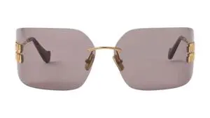MIU MIU Miu Miu Frameless Square Logo Sunglasses