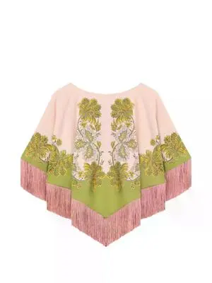La DoubleJ Mini Poncho Swathe Print