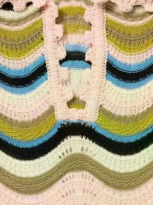 La DoubleJ Chevron Knit Mini Dress
