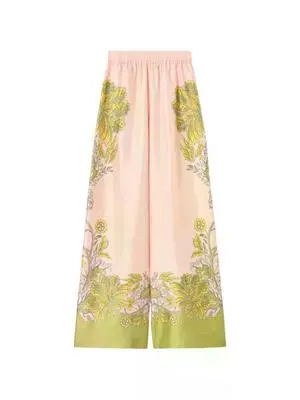 La DoubleJ Silk Twill Palazzo Pants