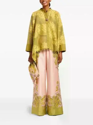 La DoubleJ Silk Twill Palazzo Pants