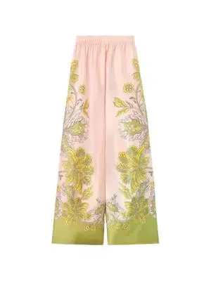 La DoubleJ Silk Twill Palazzo Pants