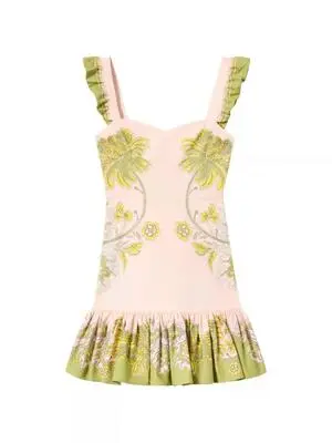 La DoubleJ Mini Gingerbread Dress In Swathe Botanical Print