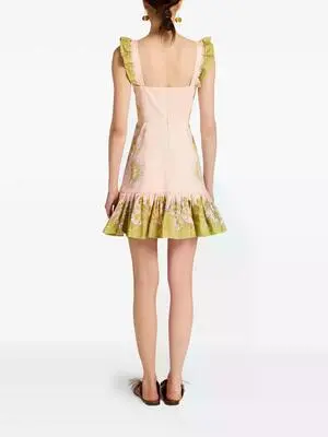 La DoubleJ Mini Gingerbread Dress In Swathe Botanical Print